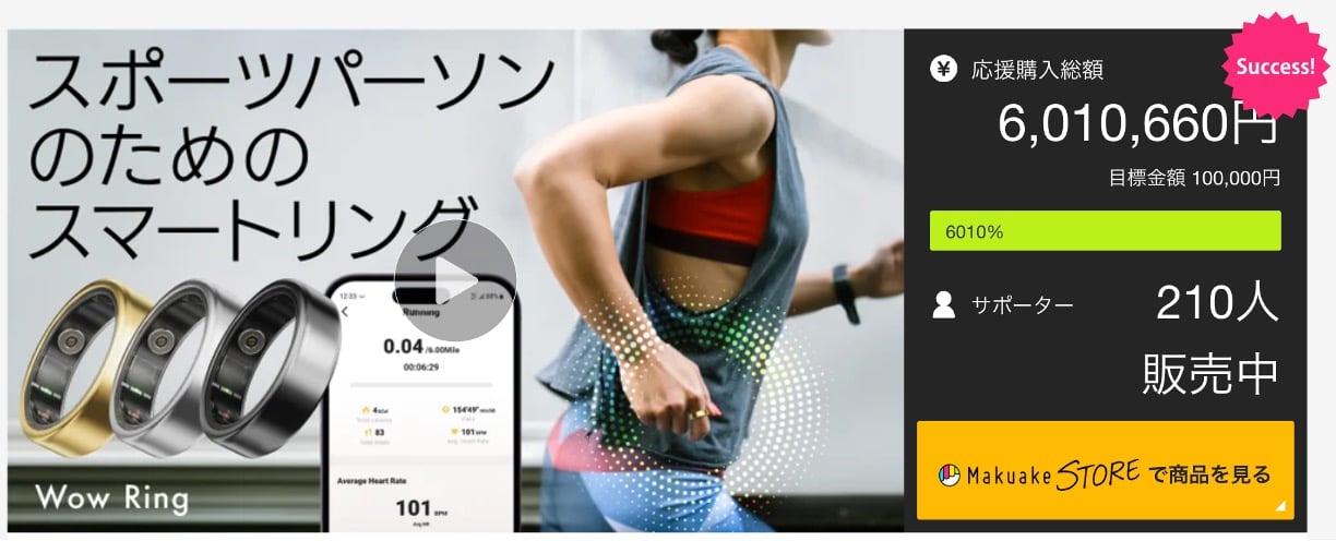 スマートリングで601万円達成｜新商品EC課題を解決